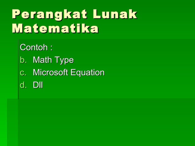 Perangkat Lunak | PPT