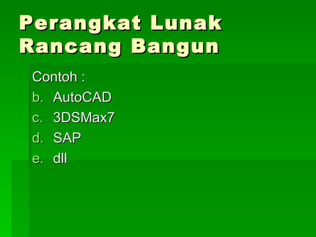 Perangkat Lunak | PPT