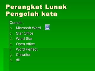 Perangkat Lunak | PPT