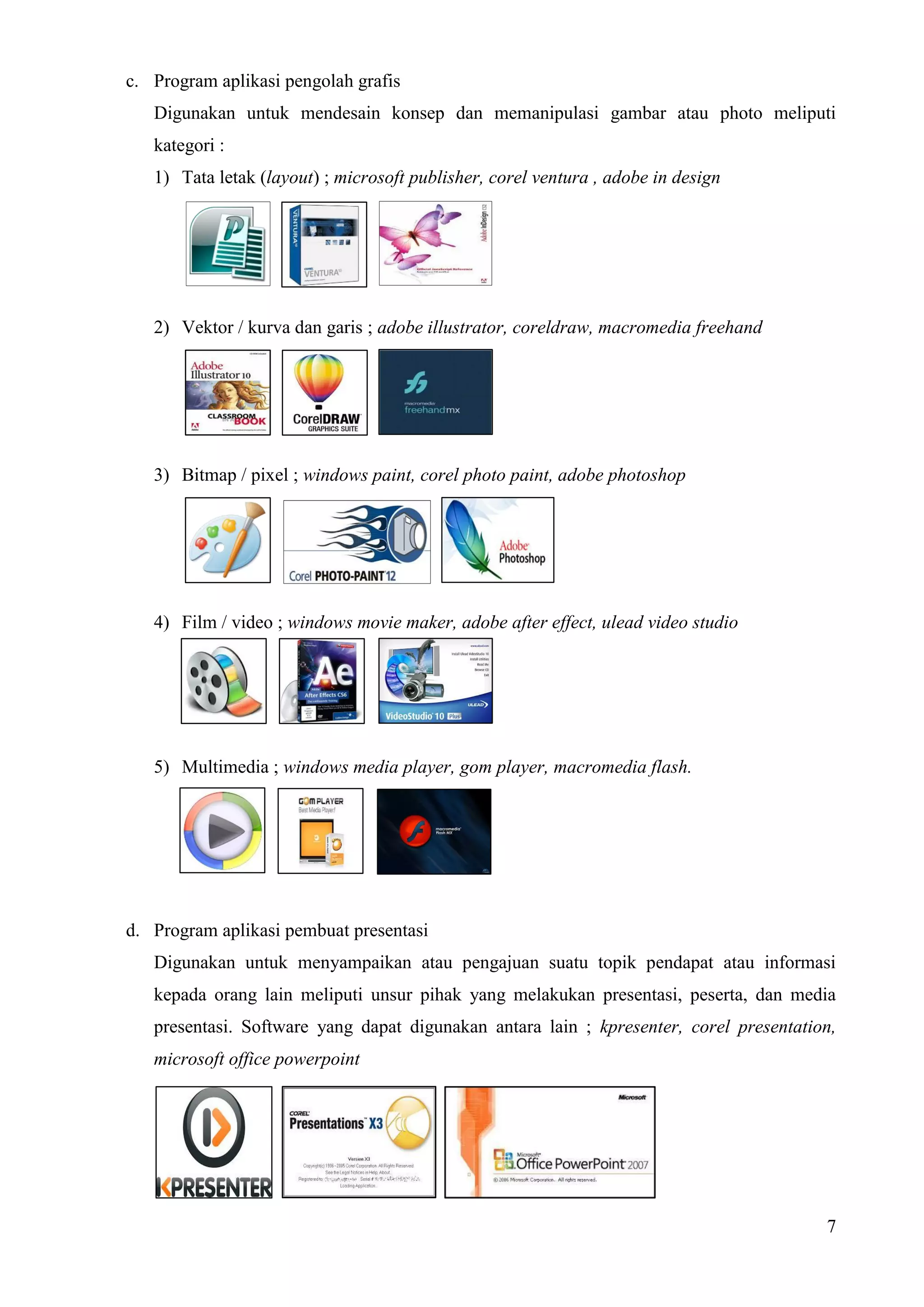 Materi 2 : Perangkat lunak (software) | PDF