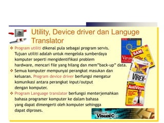 Perangkat Lunak - Pengantar Teknik Informatika | PPTX