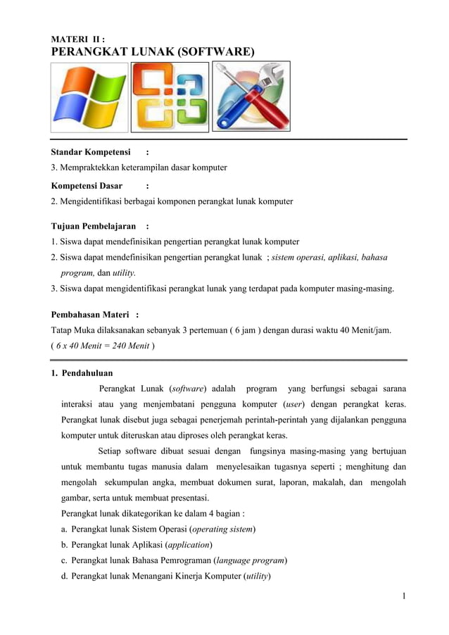 Perangkat lunak | PDF