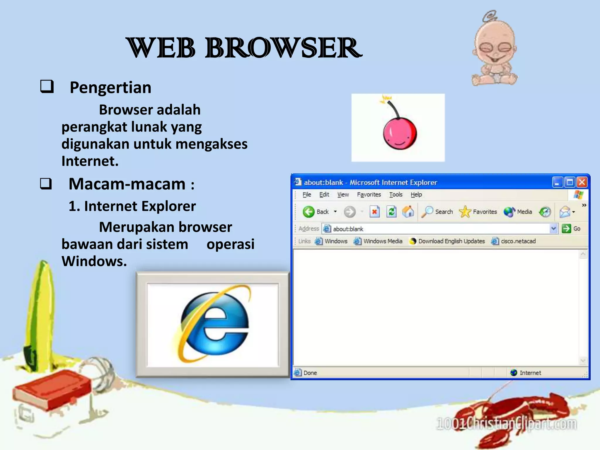 Perangkat lunak untuk mengakses internet | PPT