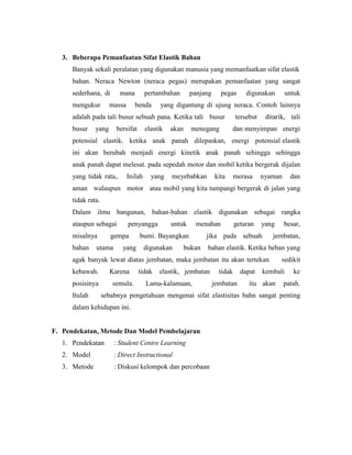 Contoh Perangkat Pembelajaran PPG-SM3T UNNES tentang Elastisitas (By ...