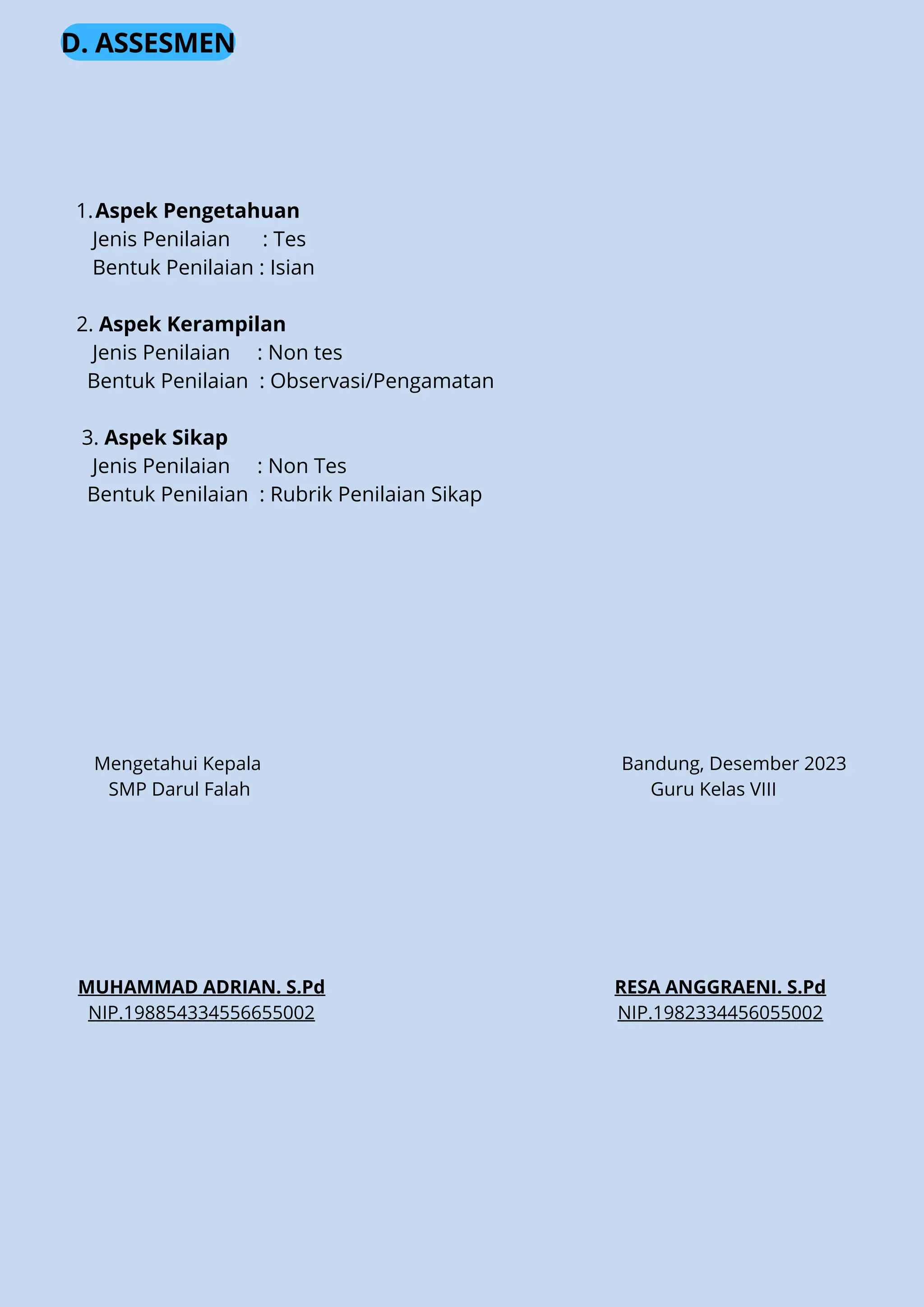 MODUL AJAR SISTEM PERSAMAAN LINEAR DUA VARIABEL (SPLDV) | PDF