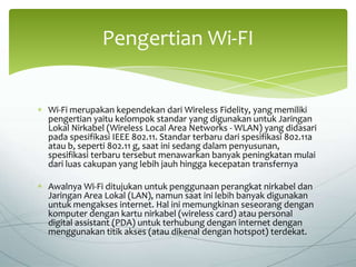 Perangkat WiFi | PPTX