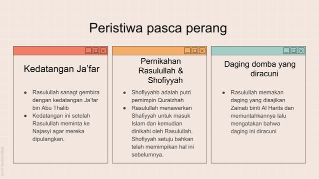 Perang Kahibar (hikmah peperangan, perang khaibar) | PPTX