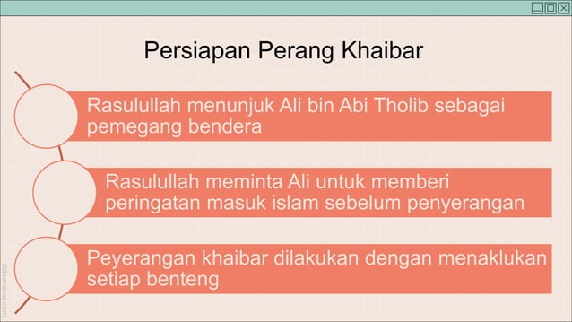 Perang Kahibar (hikmah peperangan, perang khaibar) | PPTX
