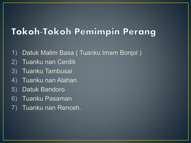 Perang paderi | PPT