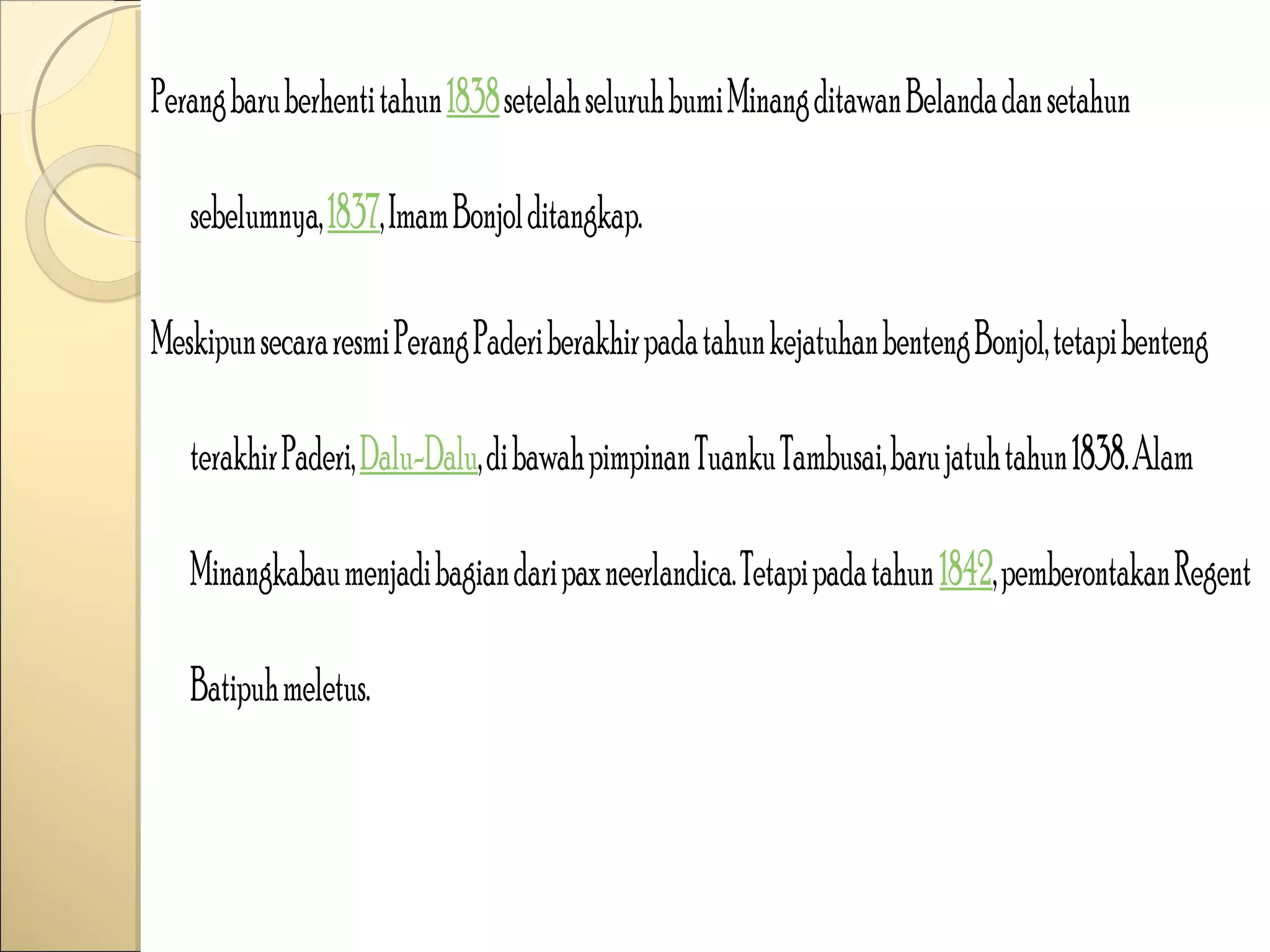 Perang Padri | PPT
