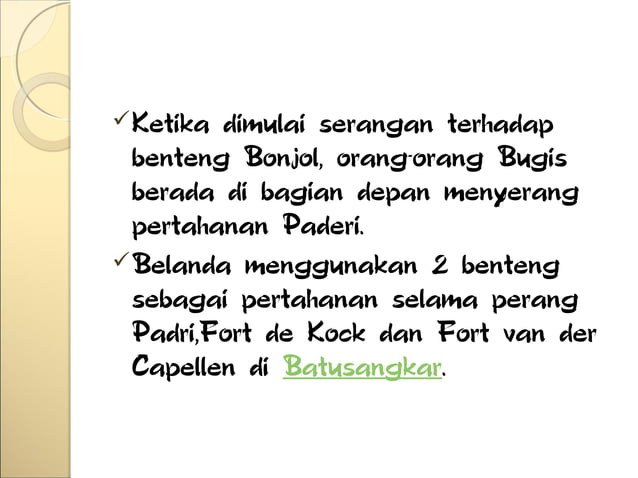 Perang Padri | PPT