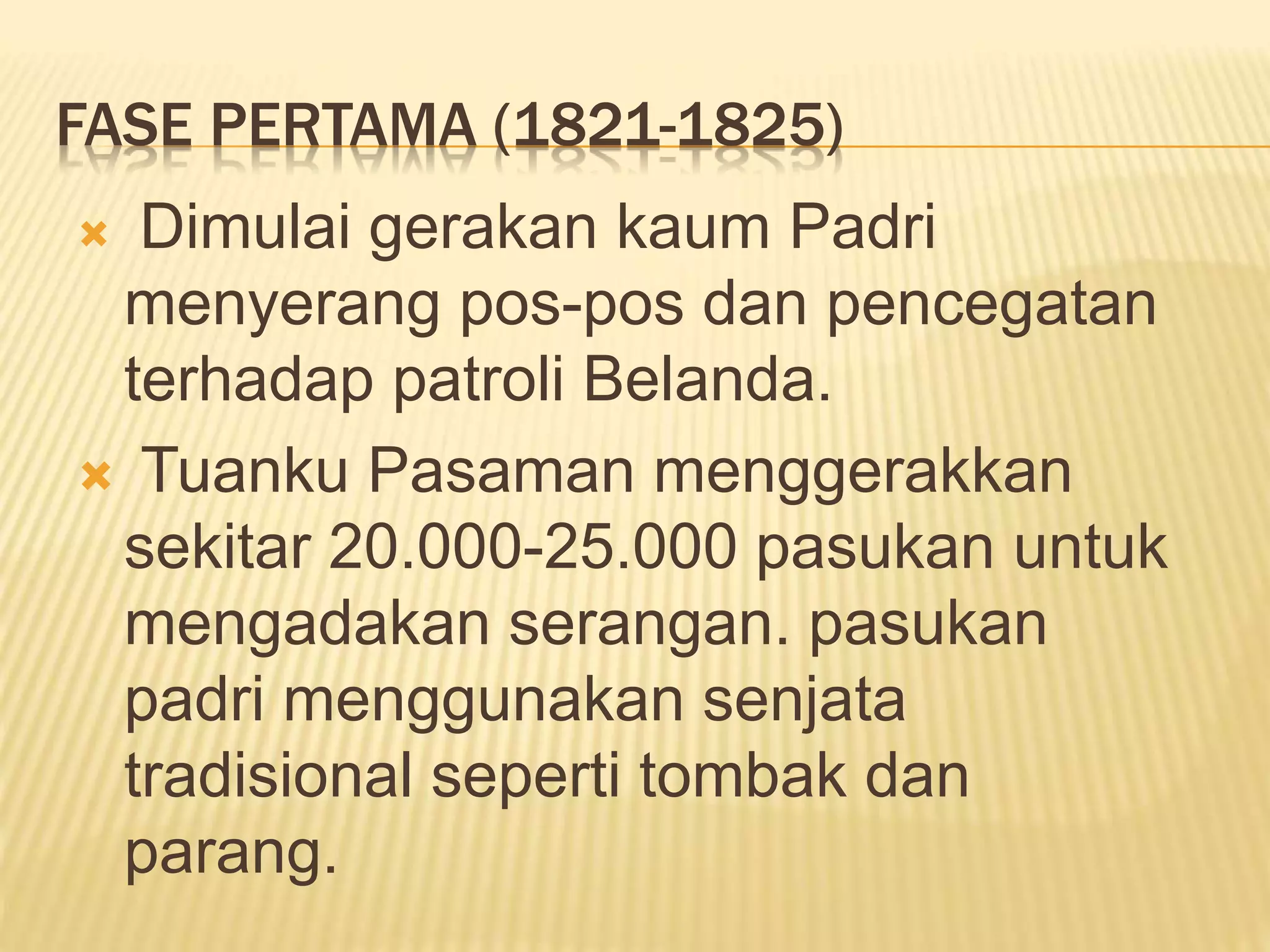 Perang padri | PPTX