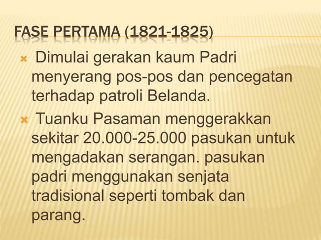 Perang padri | PPTX
