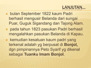 Perang padri | PPTX