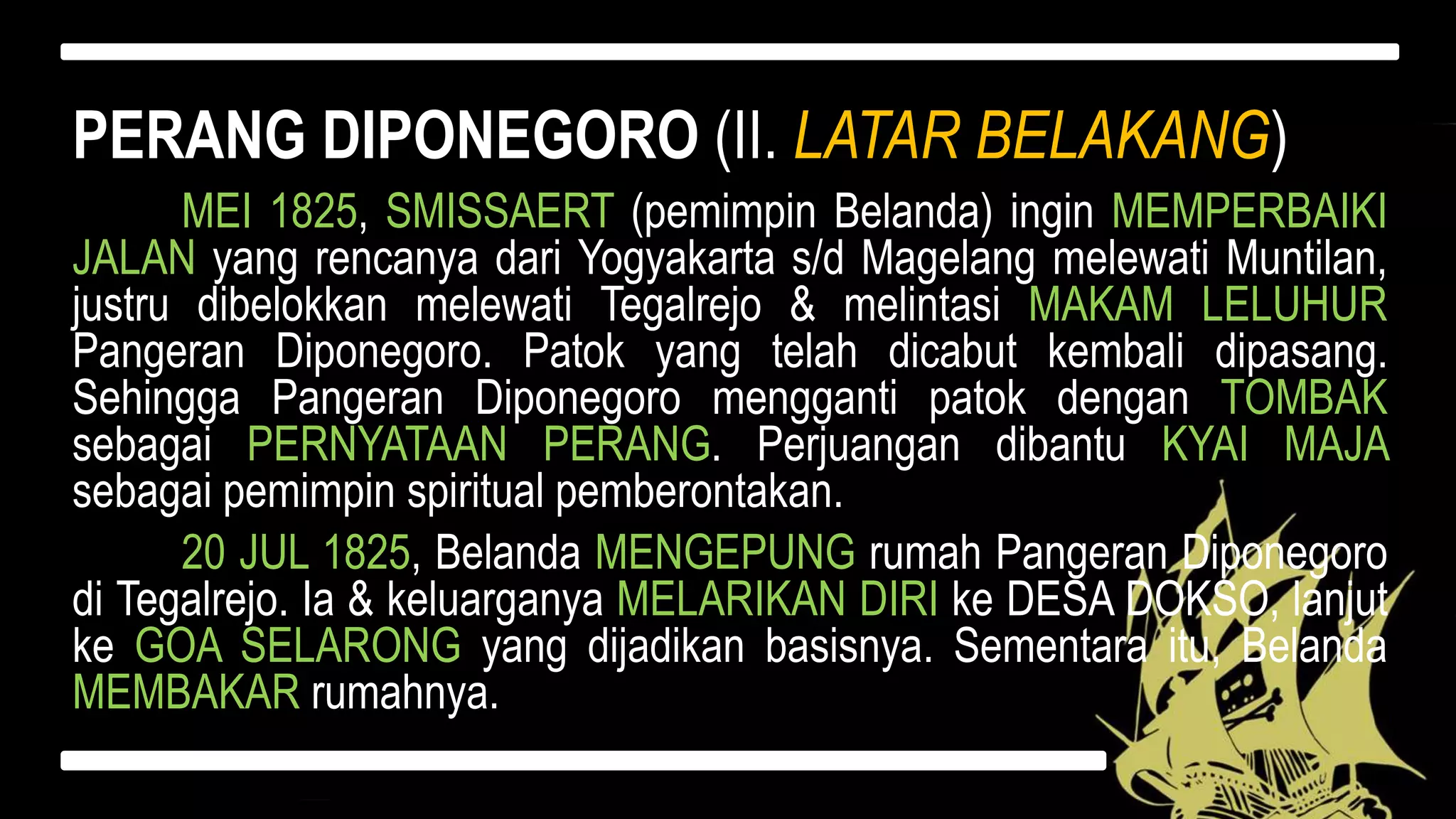 Sejarah Perang Padri Perang Diponegoro Pptx