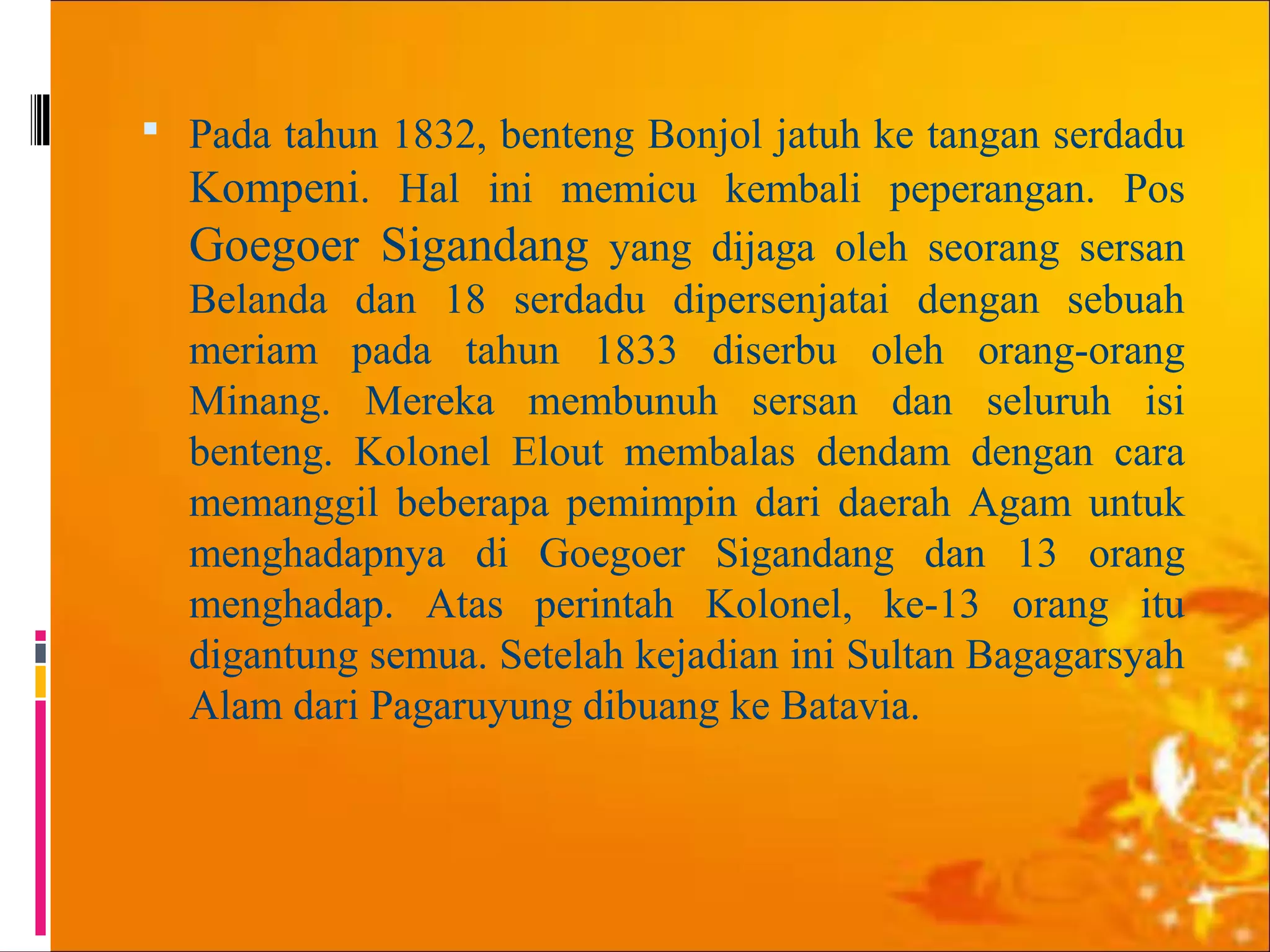 Perang padri xi iis 1 | PPT