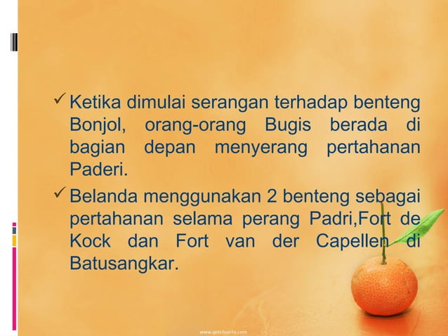 Perang padri xi iis 1 | PPT