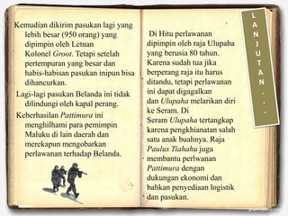 PERANG PATTIMURA MELAWAN VOC | PPTX