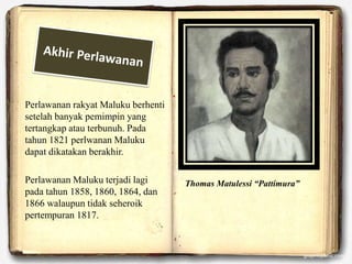 PERANG PATTIMURA MELAWAN VOC | PPTX