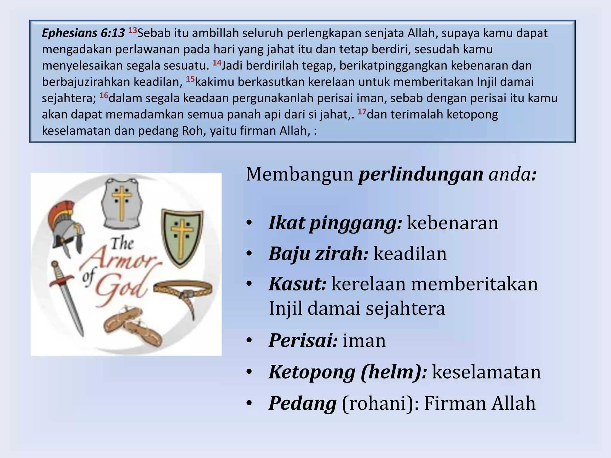 Peperangan Rohani - Membangun Benteng | PPTX