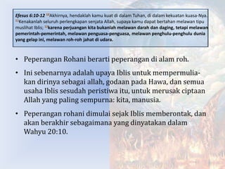 Peperangan Rohani - Membangun Benteng | PPTX