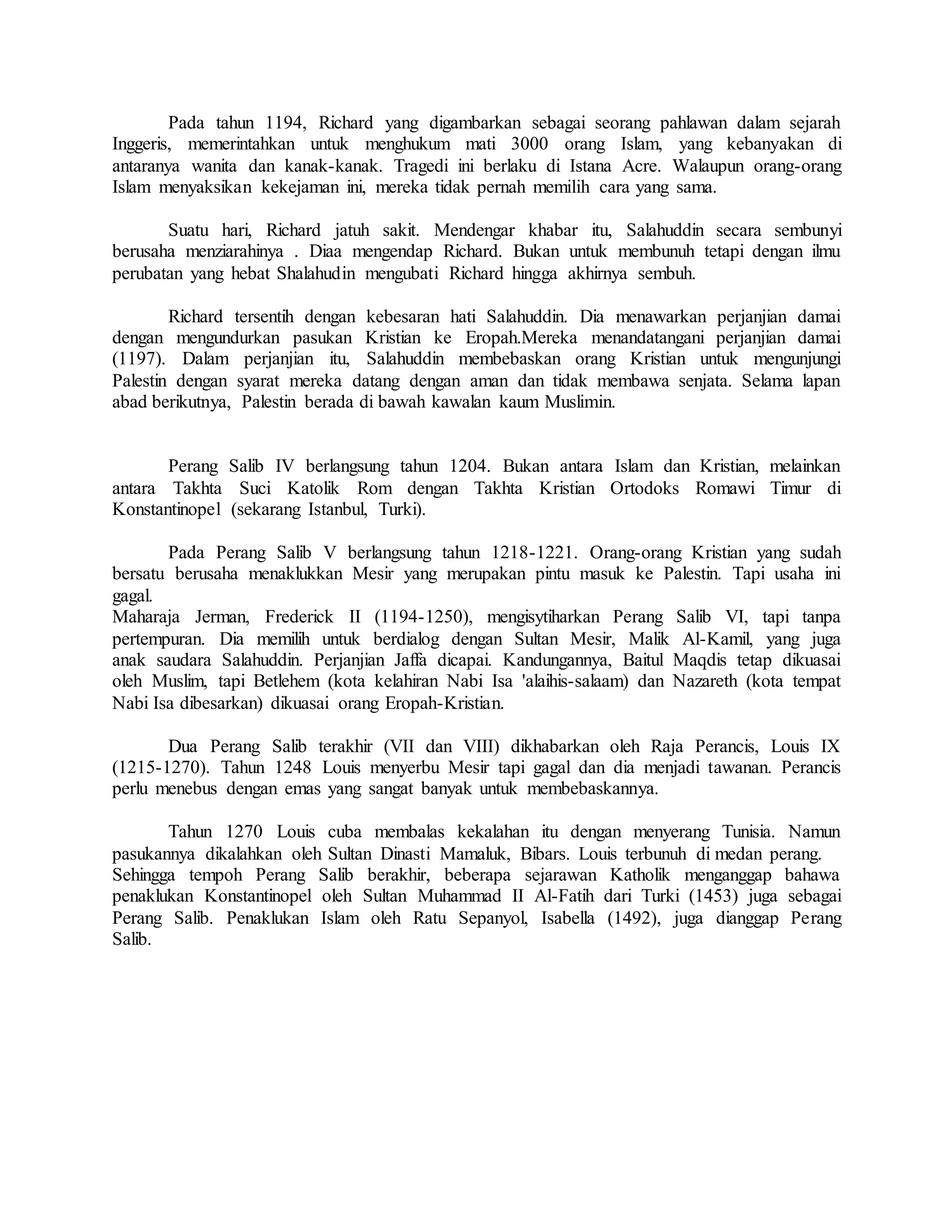 Perang salib | DOCX