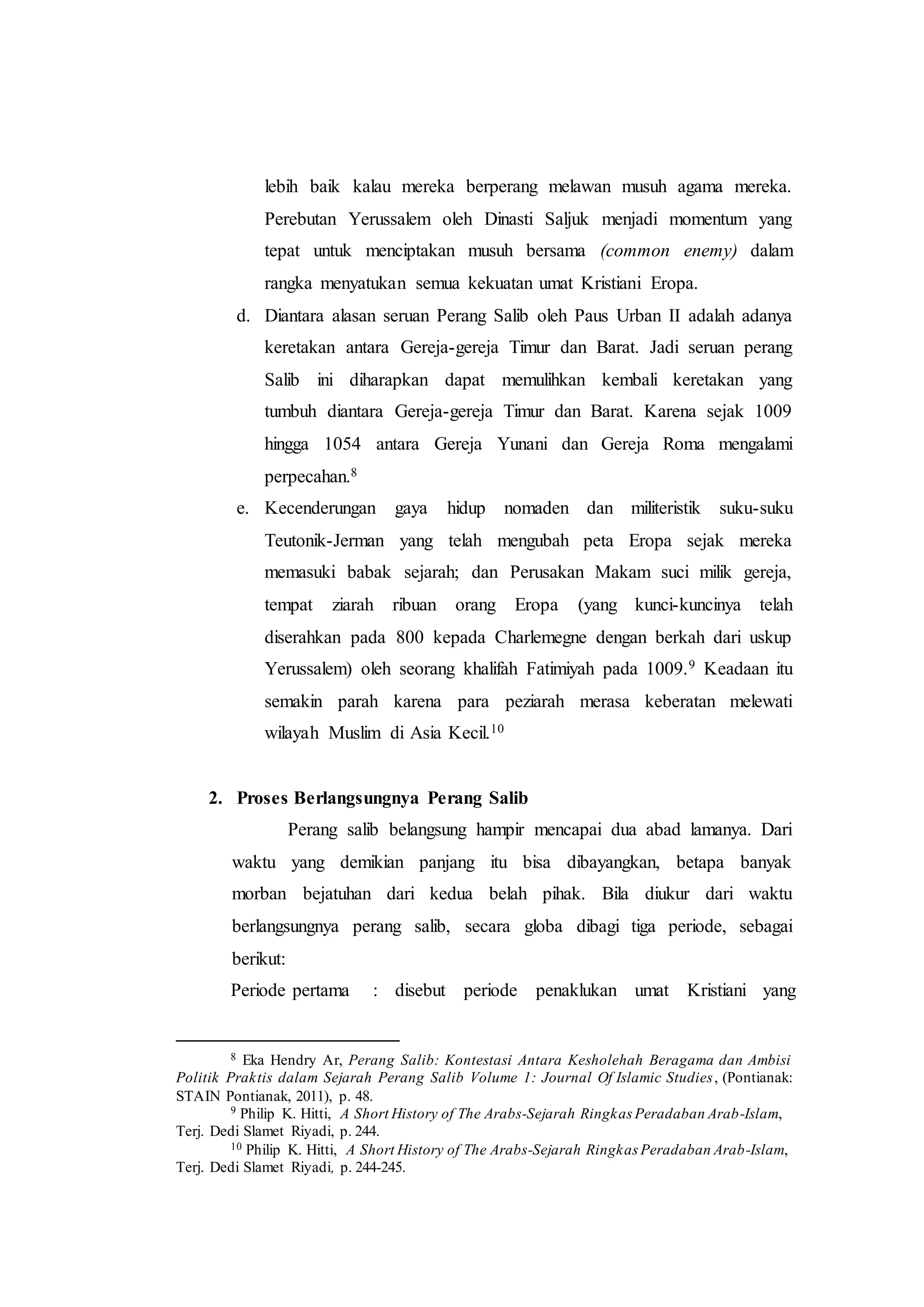Perang Salib dan Invasi Mongol | DOCX