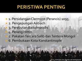 Perang salib zaman silam | PPTX