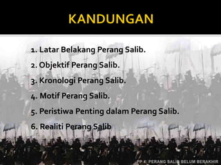 Perang salib zaman silam | PPTX