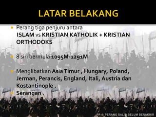 Perang salib zaman silam | PPTX