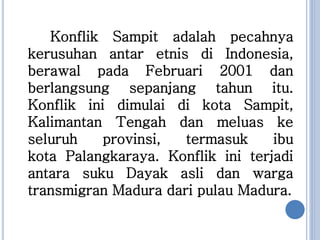 Perang Sampit di Madura | PPTX