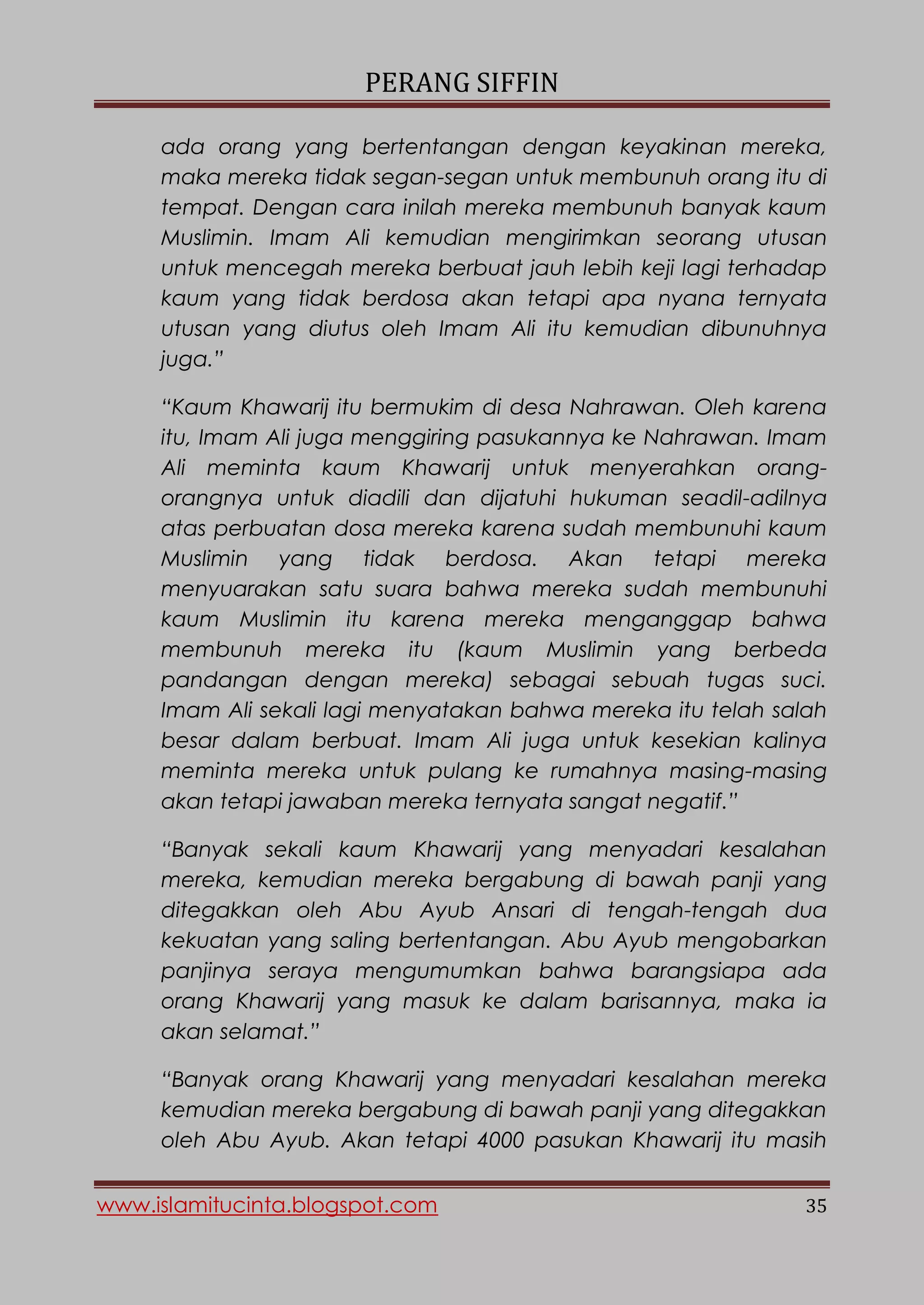 PERANG SIFFIN | PDF