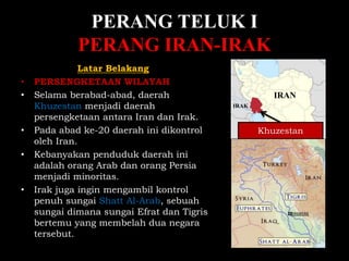 Perang teluk 1,2,3 SEJARAH | PPTX