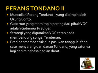 Perang tondano | PPTX