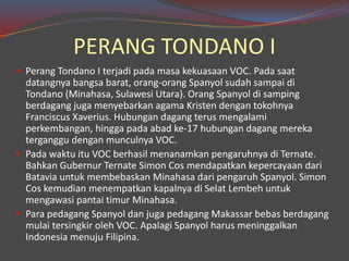 Perang tondano | PPTX