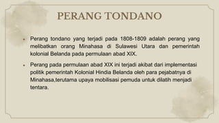 Perang Tondano | PPTX