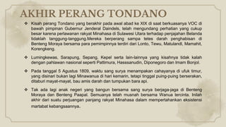 Perang Tondano | PPTX