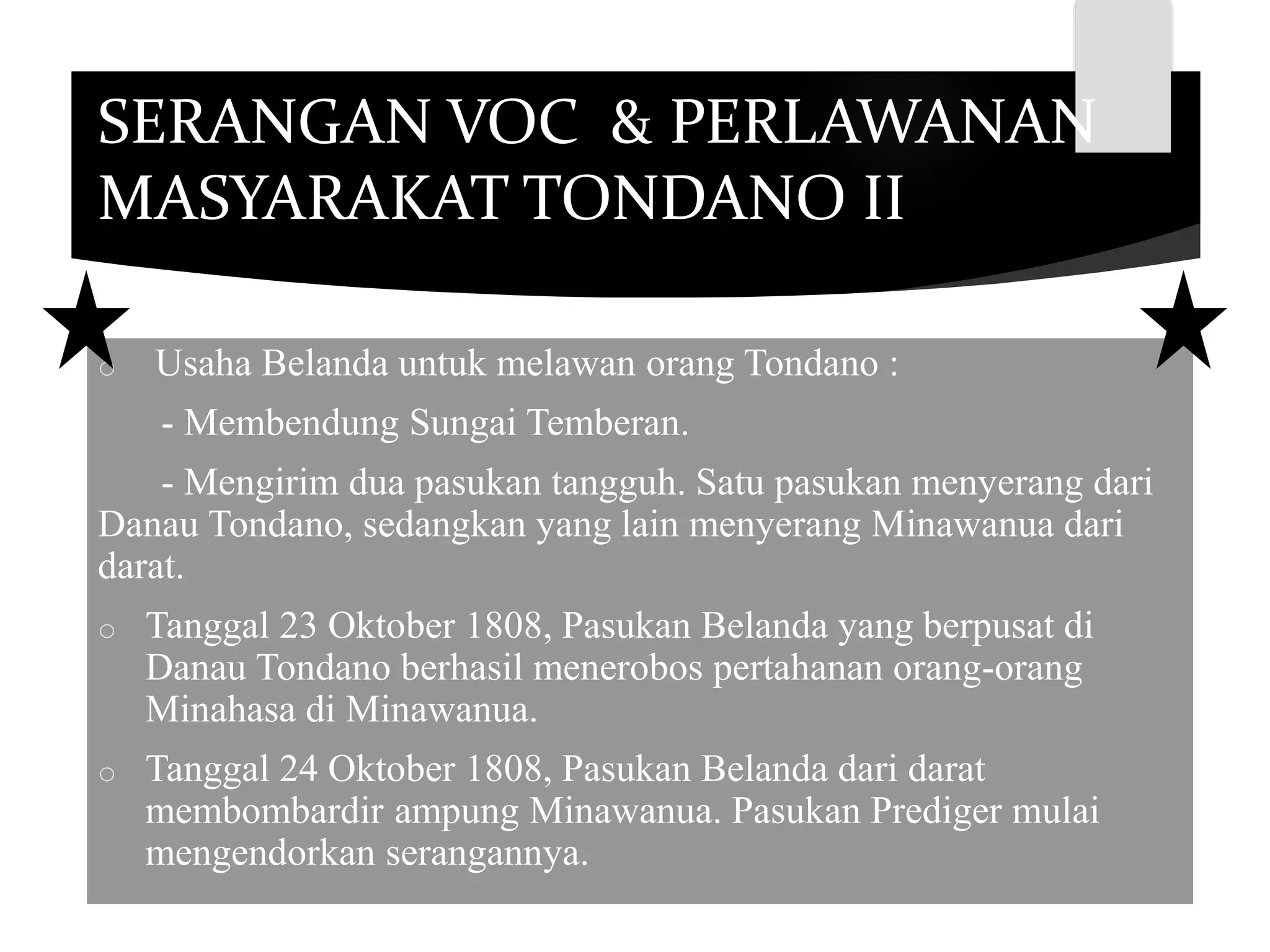 PERANG TONDANO I DAN II | PPTX