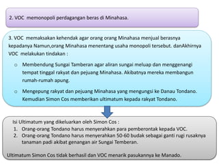 Perang tondano lengkap banget | PPTX