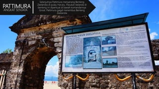 Sejarah : Perang tondano & pattimura angkat senjata | PPTX