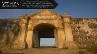 Sejarah : Perang tondano & pattimura angkat senjata | PPTX