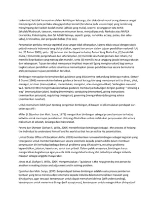 Peran guru bk di sekolah | DOCX