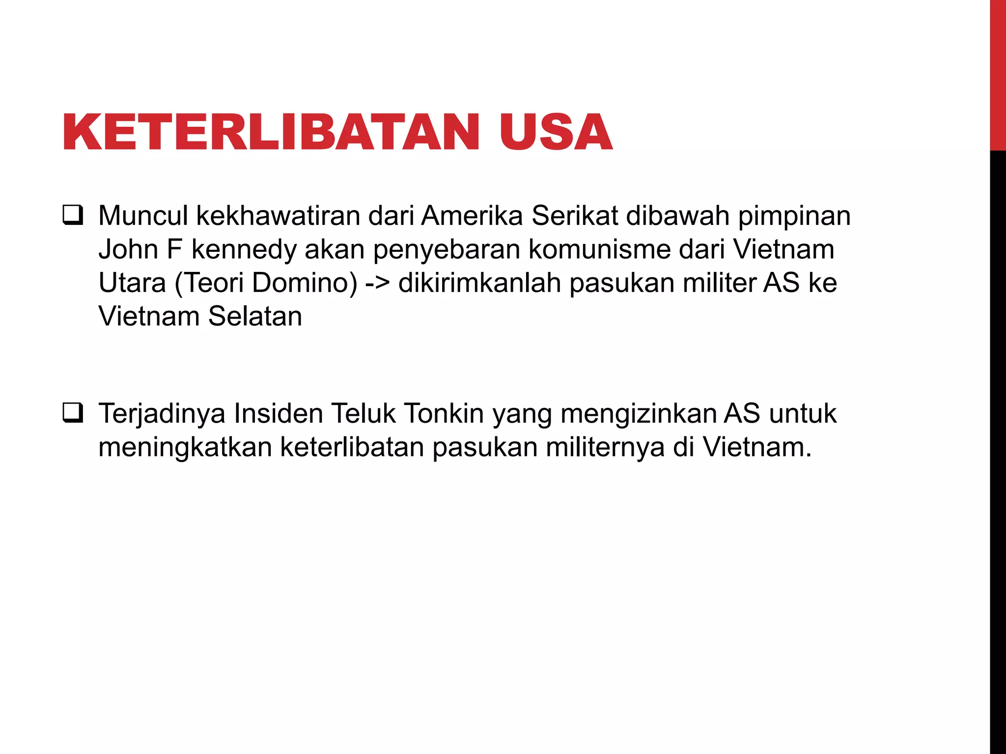 PPT Perang Vietnam Sejarah Peminatan | PPTX