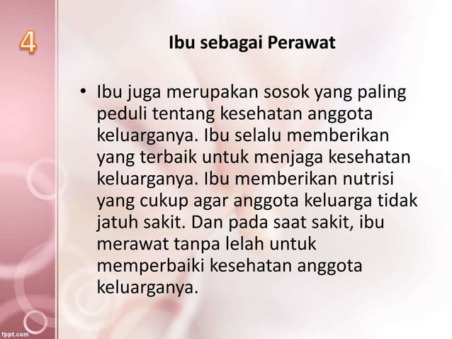Peran Ibu Dalam Keluarga Ppt 