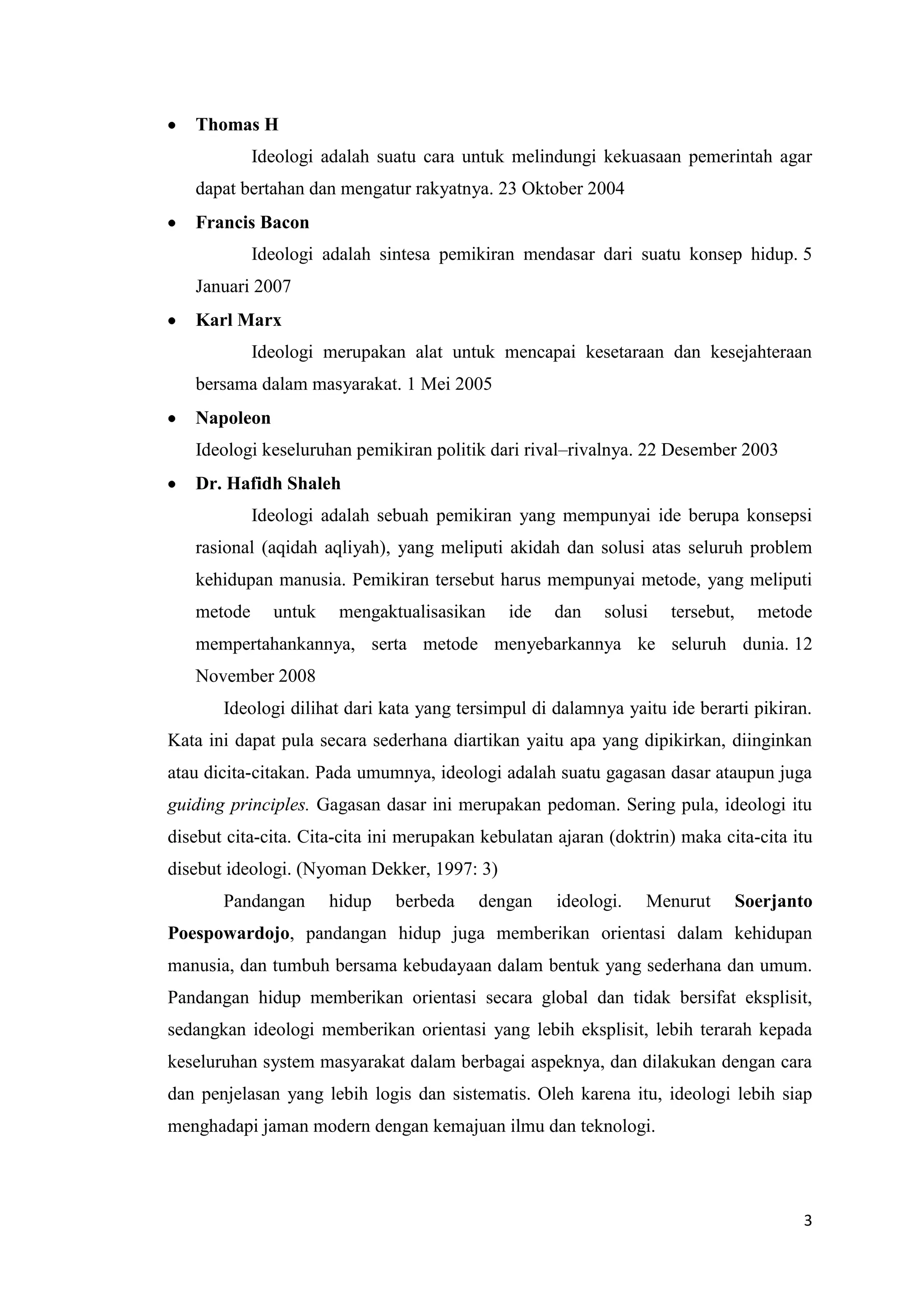 Peran ideologi pancasila dalam mengatasi perang ideologi di era ...
