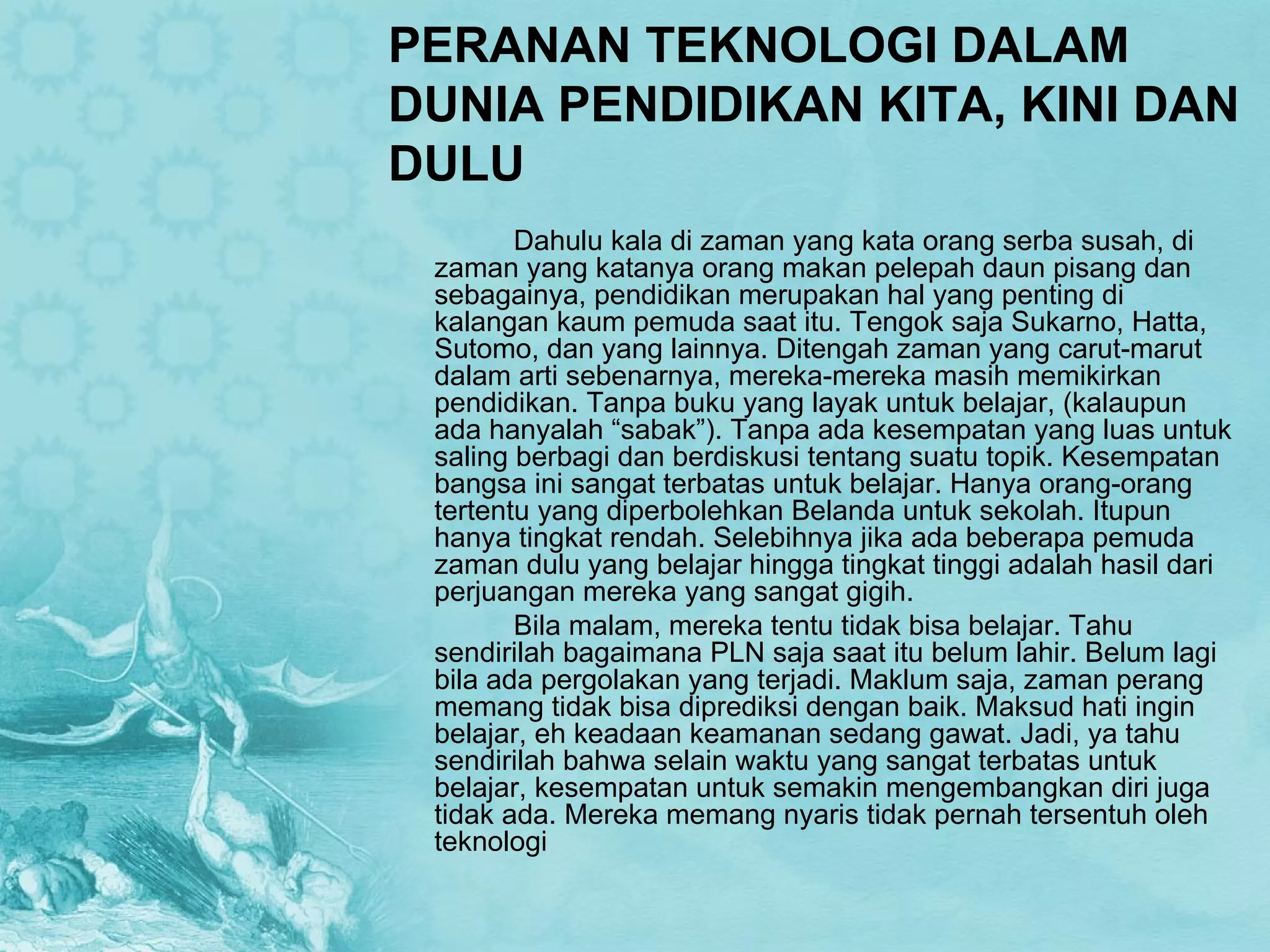 Peran komputer dalam dunia pendidikan | PPT