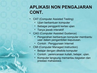 Peran komputer dalam dunia pendidikan | PPT