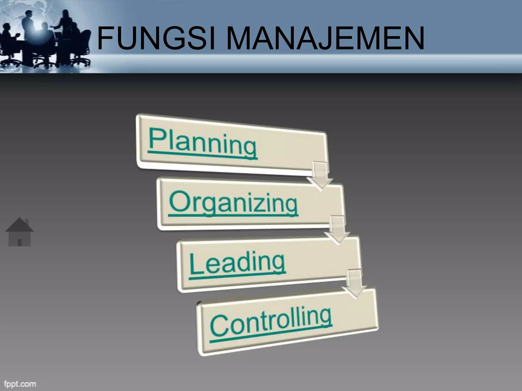 Peran manajemen dalam organisasi | PPTX
