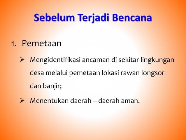 Peran Masyarakat dalam Penanggulangan Bencana | PPTX