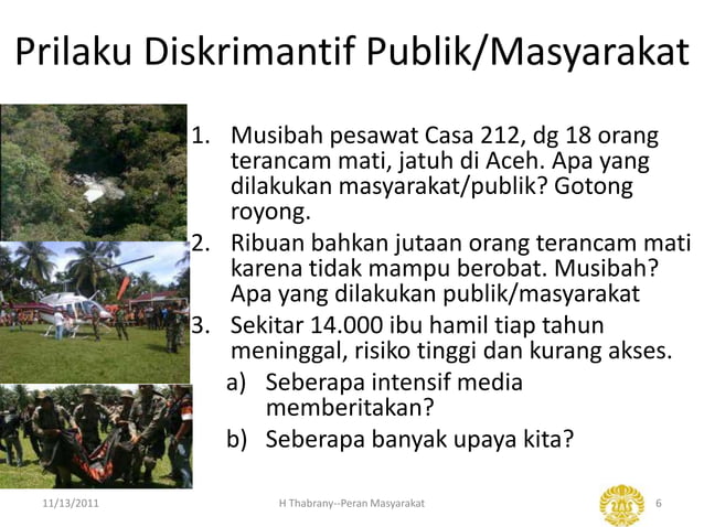 Peran masyarakat dalam prog kesehatan | PPTX